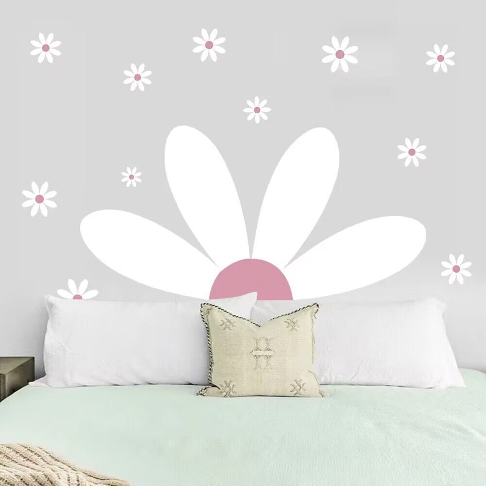Plant Flower Stickers Bed Decals Daisy Stickers Pvc Stickers Wall ...